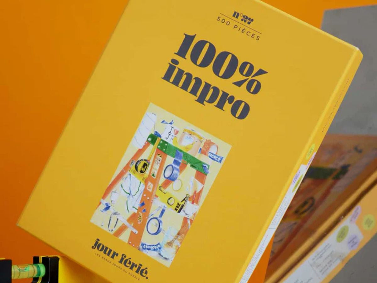Puzzle illustré 500 pièces 100% Impro jour férié | Made in France – La Petite Epicerie