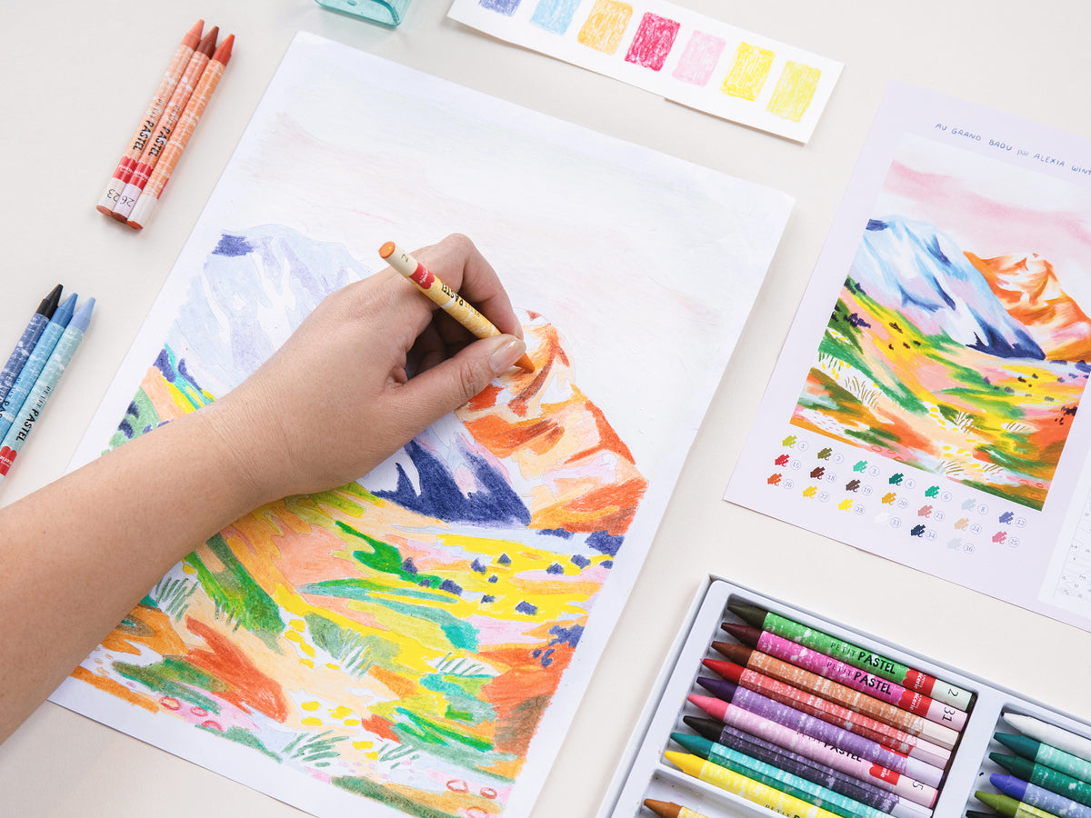Petit Pastel Au Grand Baöu : kit de pastels aux numéros – La Petite ...
