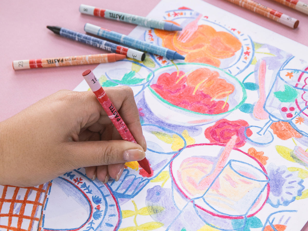 Petit Pastel Comme un dimanche : kit de pastels aux numéros – La Petite ...