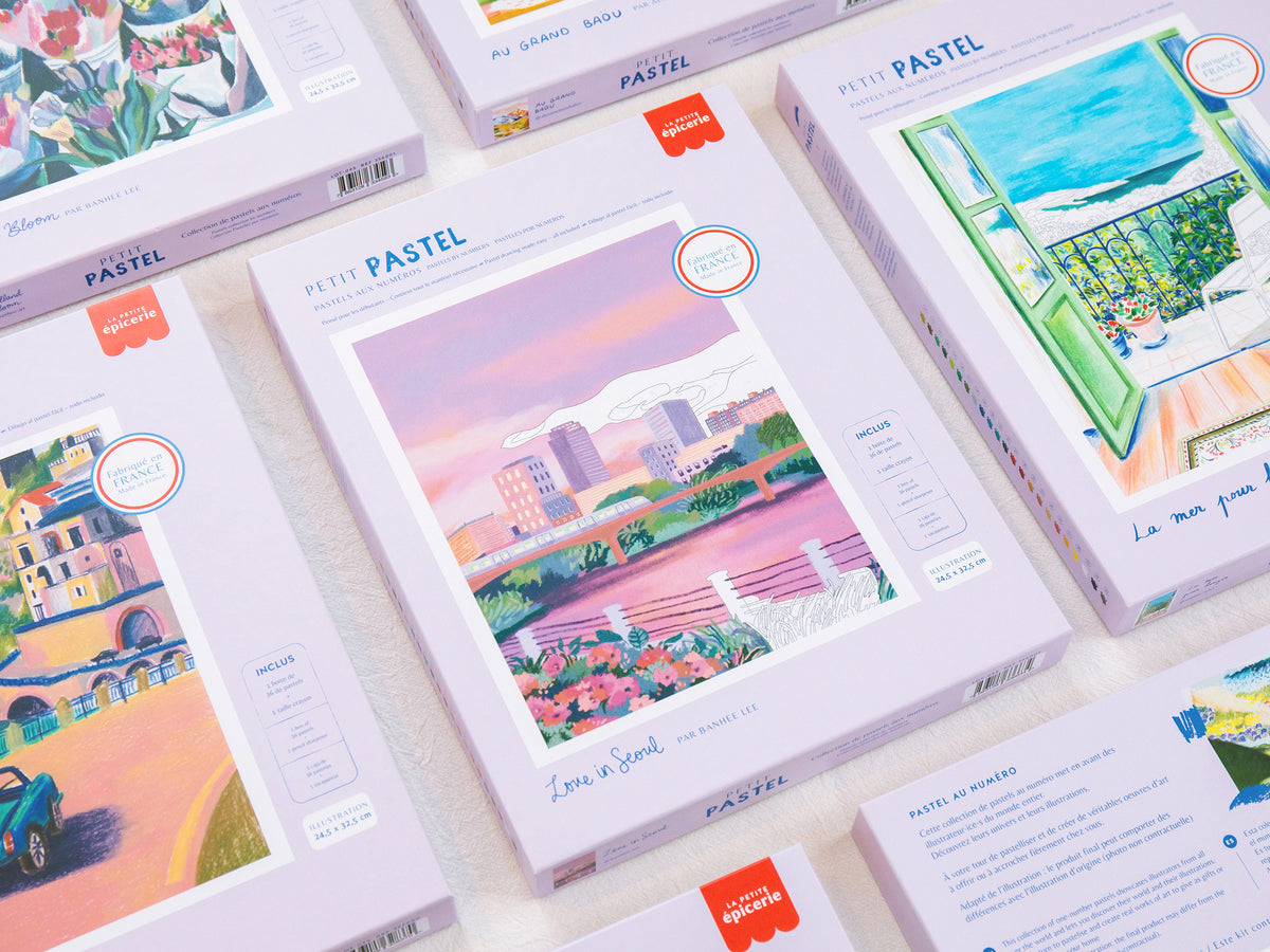 Petit Pastel Love in Seoul : kit de pastels aux numéros – La Petite ...